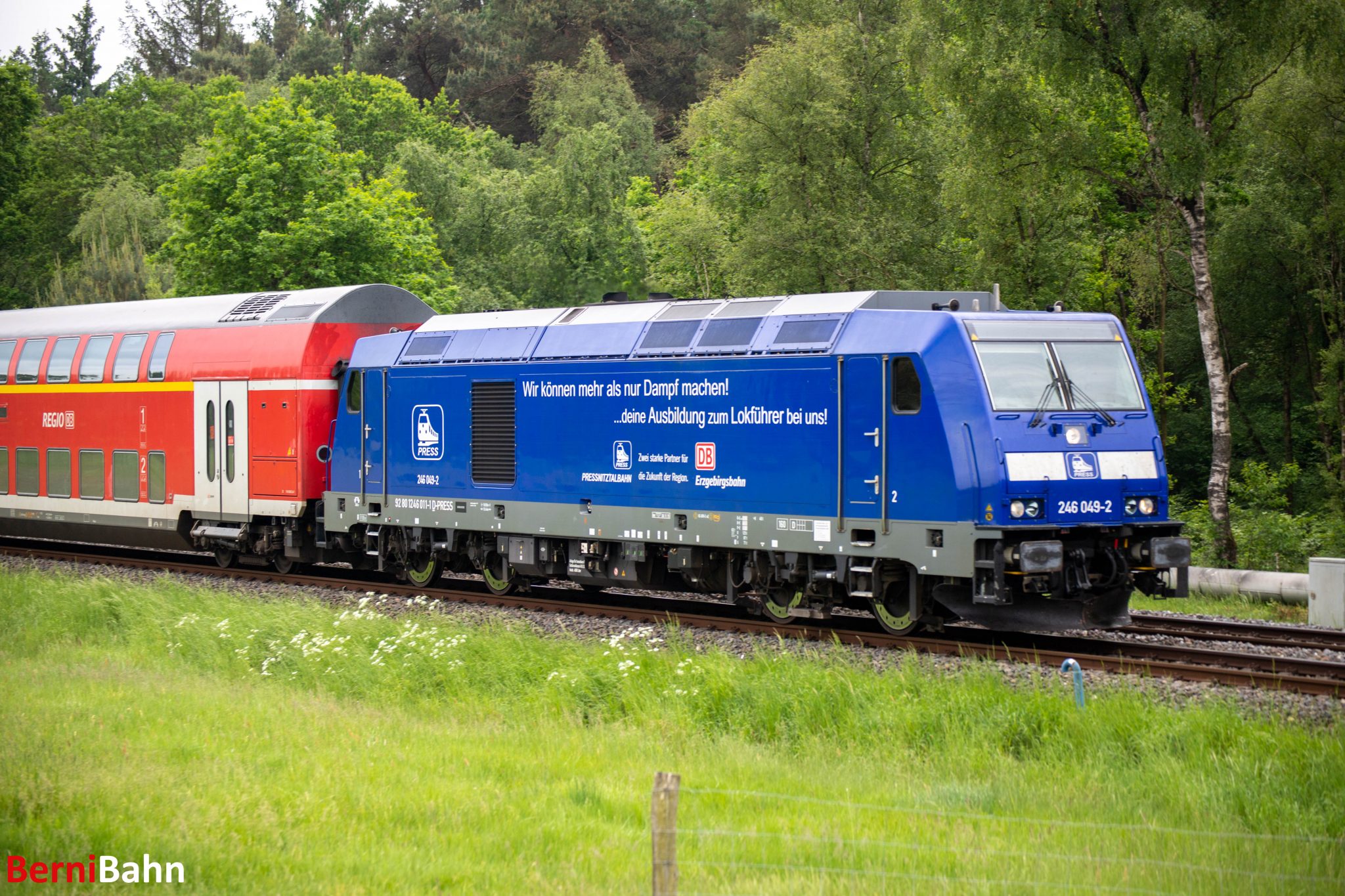 PRESSnitztalbahn hilft auf der Marschbahn aus – BerniBahn